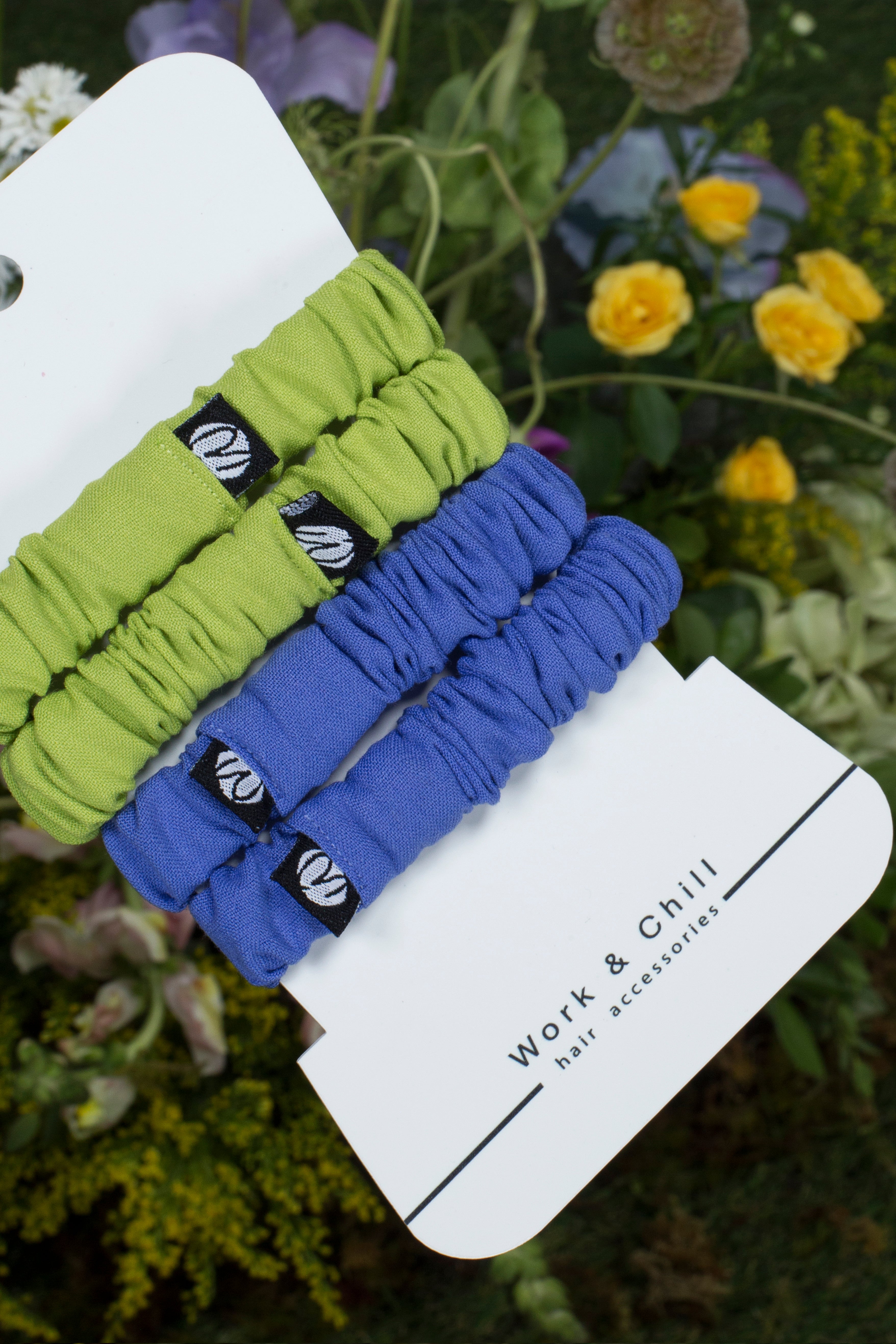 Mini Scrunchies (4-piece pack) – Work & Chill | USA