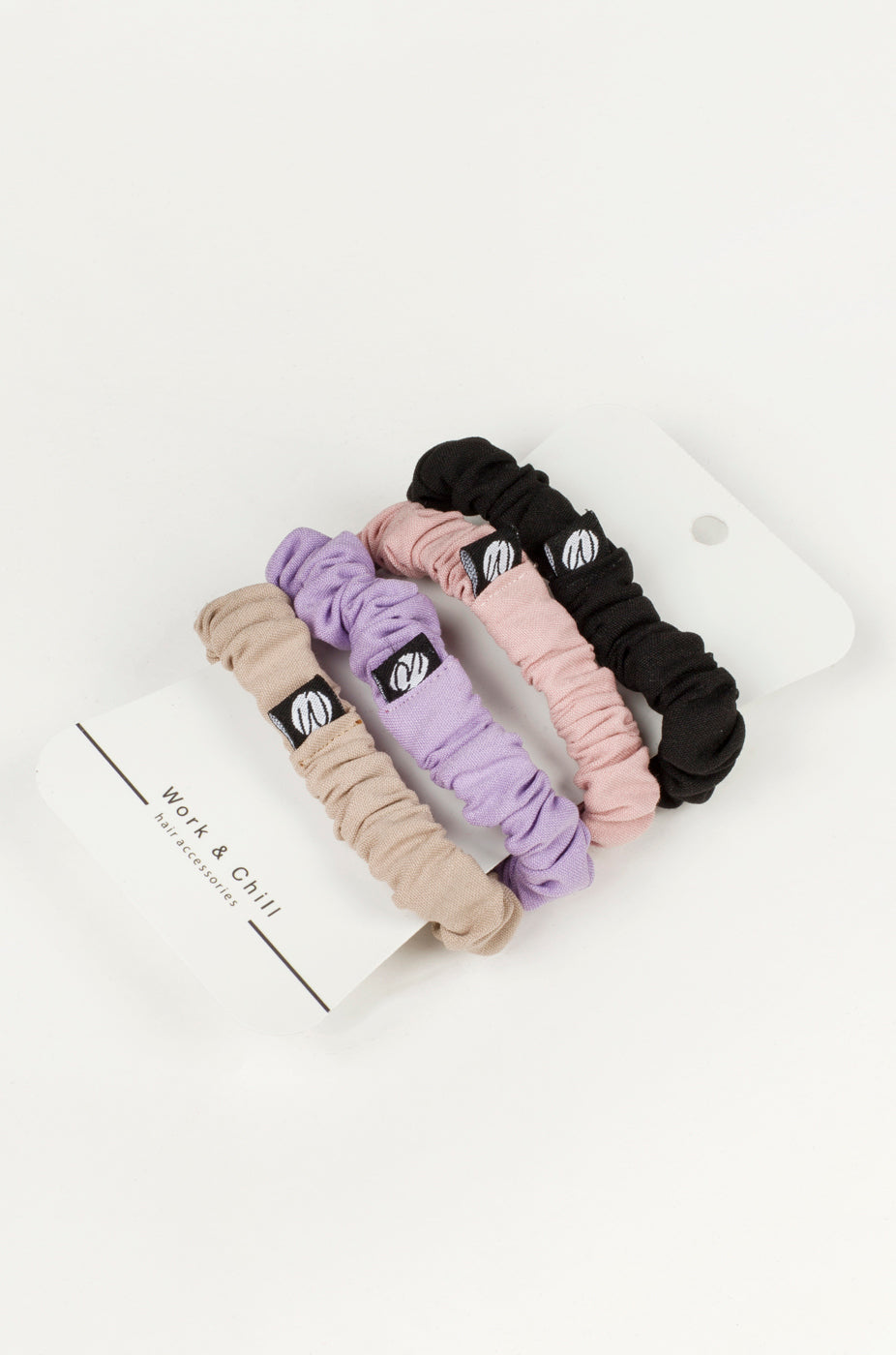 Mini Scrunchies (4-piece pack) – Work & Chill | USA