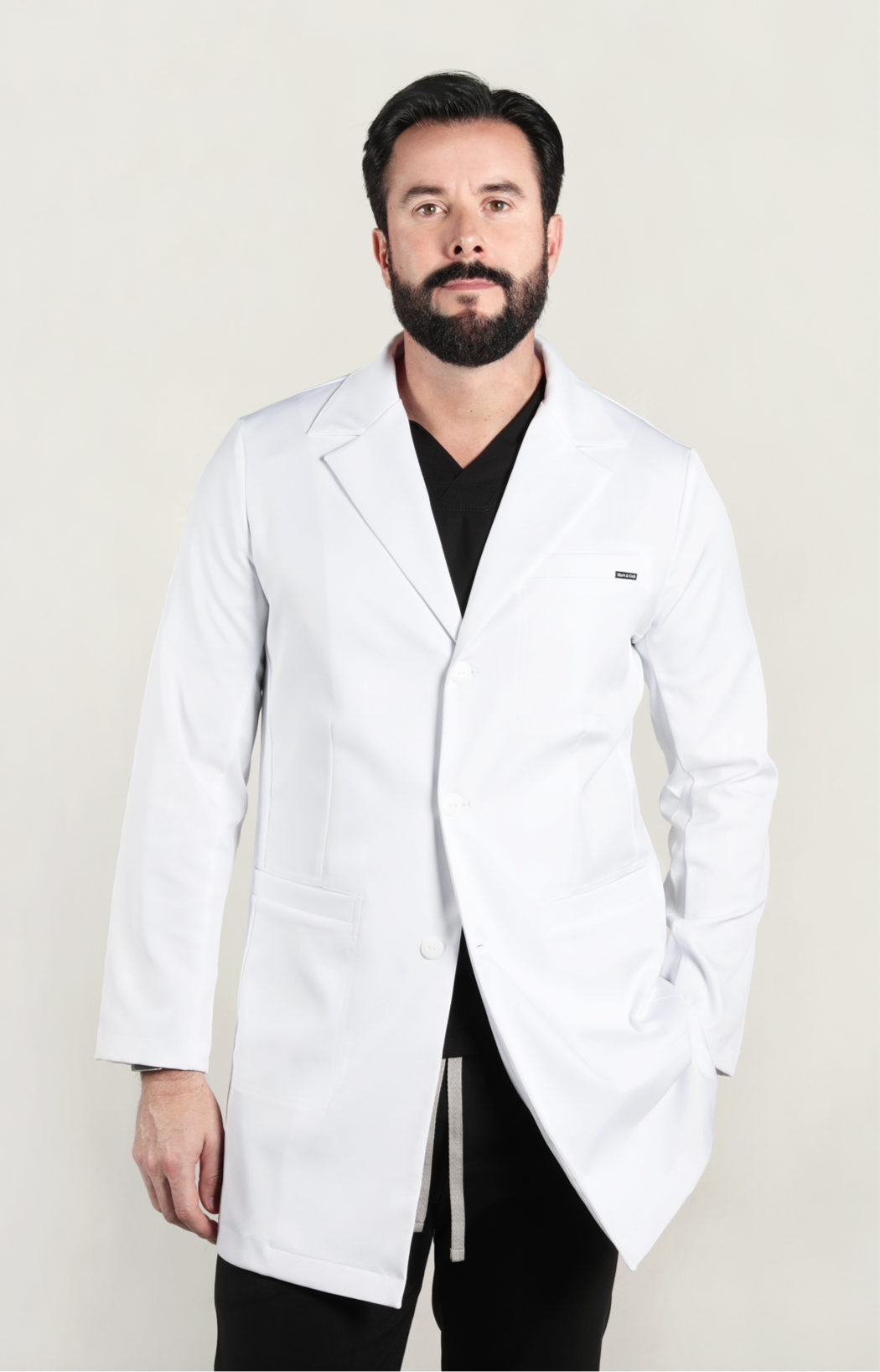 White Medic Coat- Man – Work & Chill | USA
