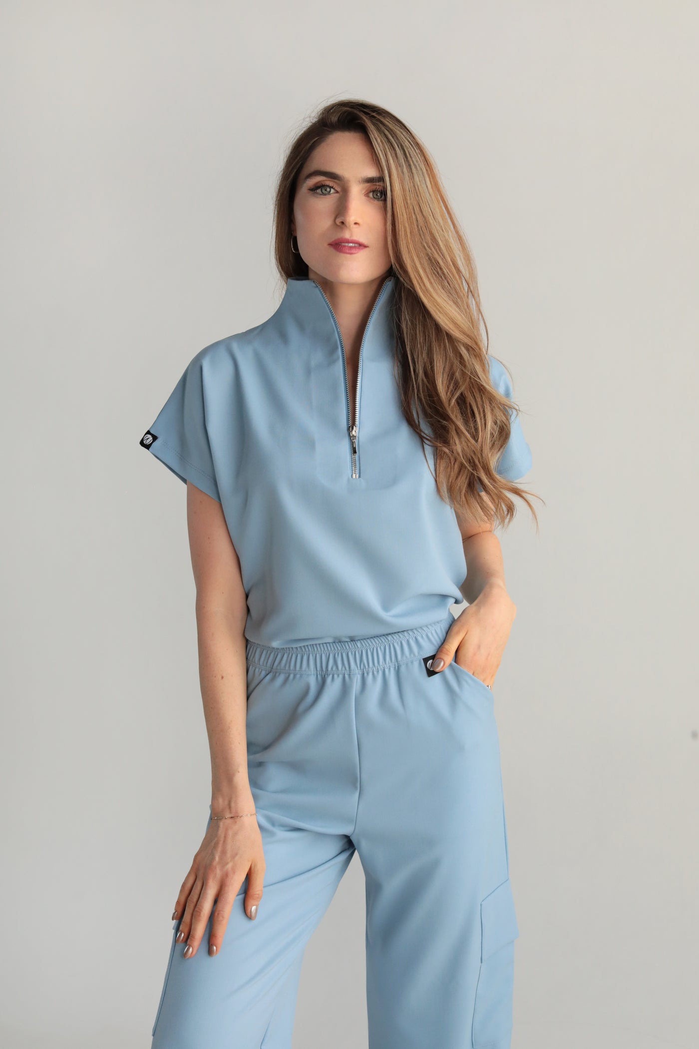 Victory Indigo Scrub Top | Work & Chill – Work & Chill | USA