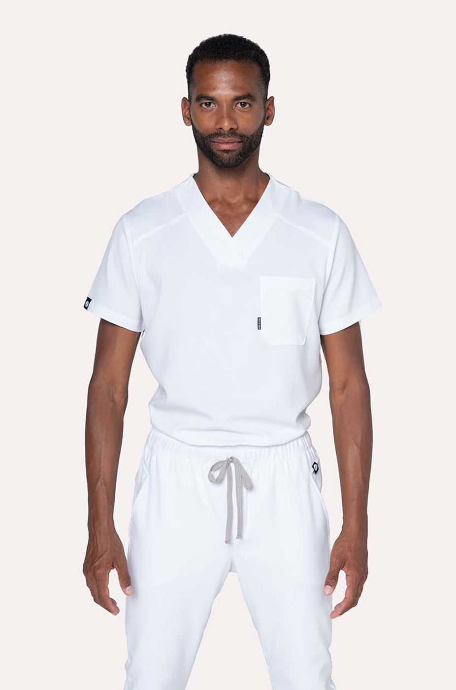 Fresh White Scrub Top | Work & Chill – Work & Chill | USA